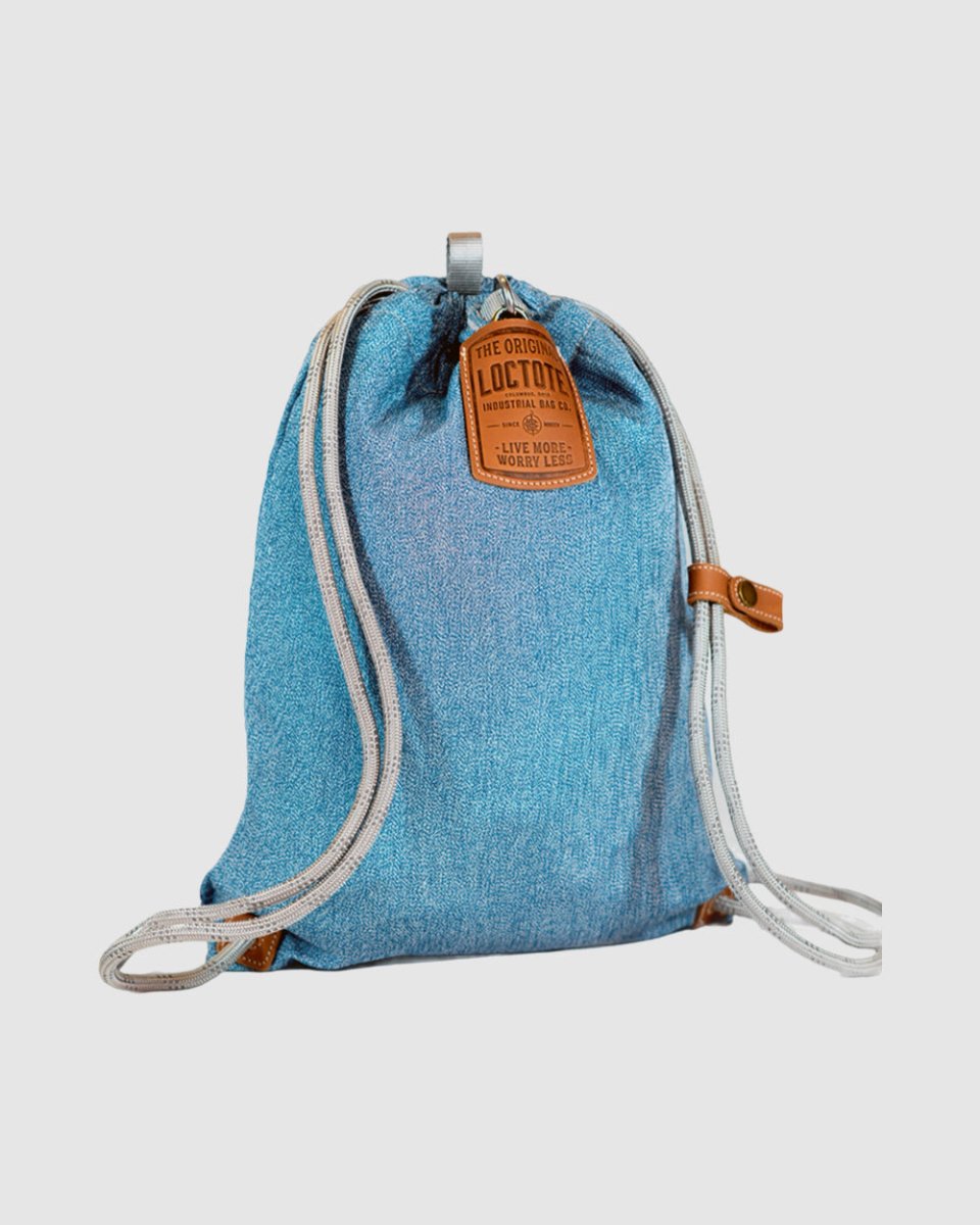 Loctote | Heritage Flak Sack Sport - Denim Blue | Anti-theft & secure bags